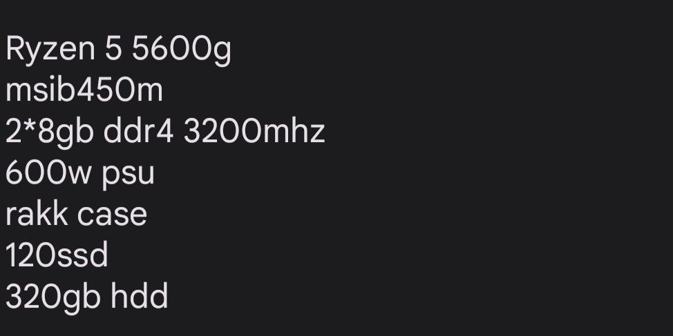 Ryzen 5 5600g system unit, Computers & Tech, Desktops on Carousell