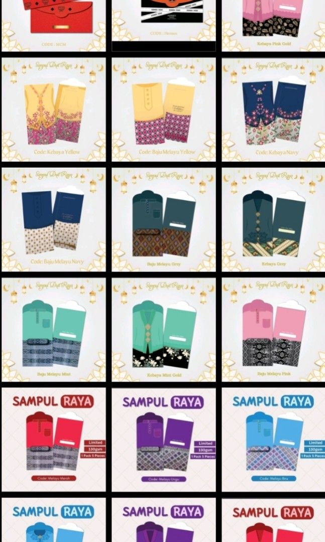 Sampul Raya 2023 Money Envelope Kebaya Kurung, Hobbies & Toys ...