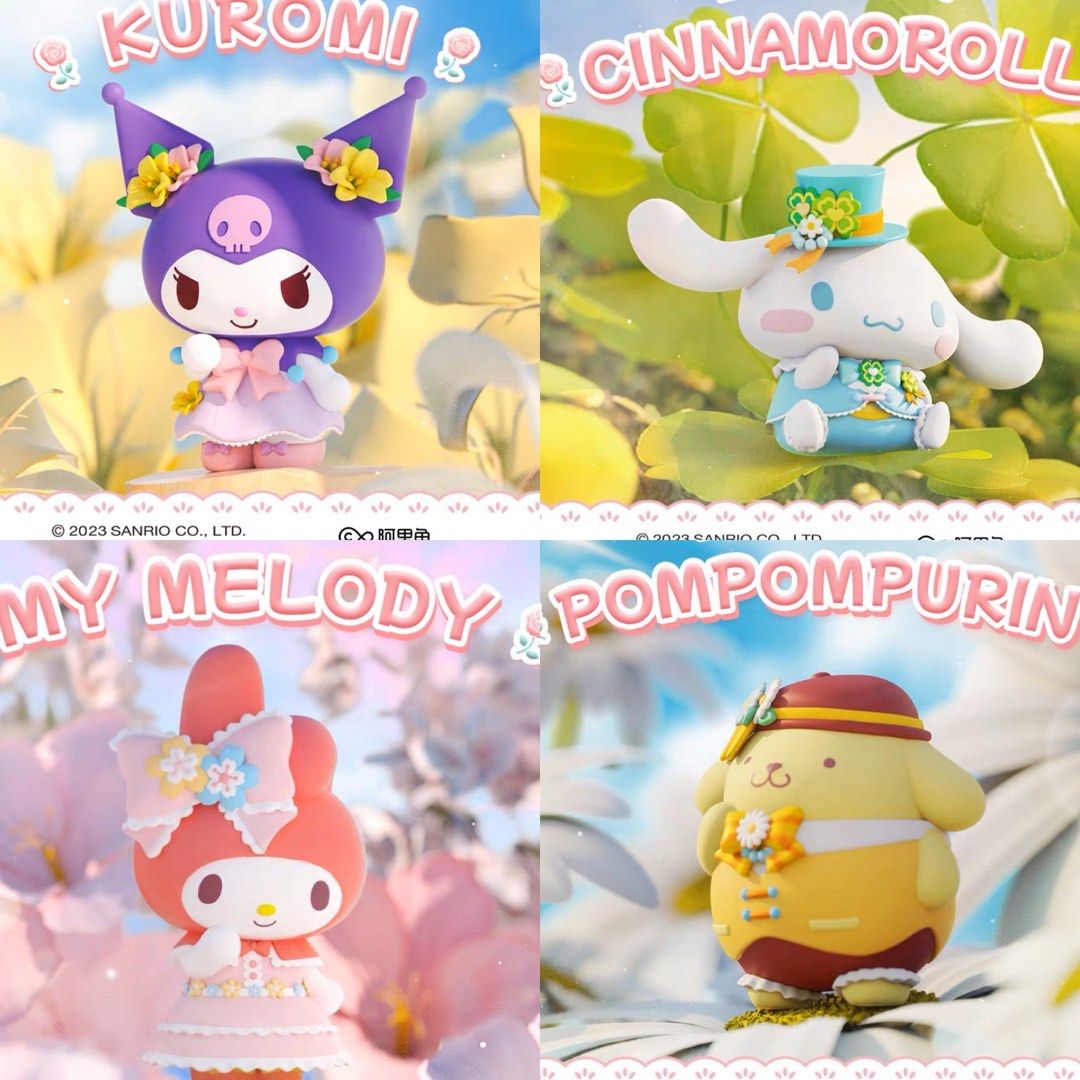 SANRIO flower season figurines / FULL SET / SINGLE BLIND BOX / ABLE TO CHOOSE CHARACTER, Hobbies ...