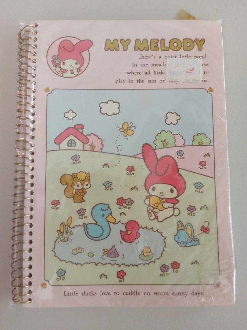 Sanrio, my Melody golden memory series notebook, Hobbies & Toys ...