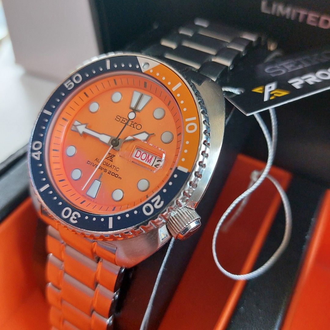 Seiko Prospex Turtle Nemo SRPC95K1, Men's Fashion, Watches ...