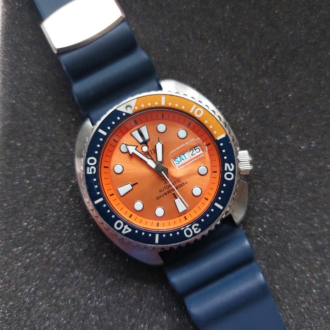 Seiko Prospex Turtle Nemo SRPC95K1, Men's Fashion, Watches ...