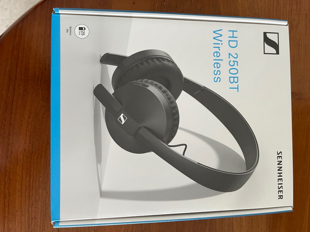 Sennheiser HD 250BT Bluetooth 5.0 Wireless Headphone, Audio, Headphones ...