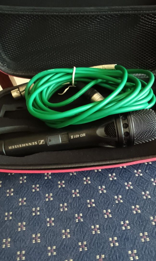 Sennheiser MD 431 II high end Dynamic Microphone come with Mogami Mic ...