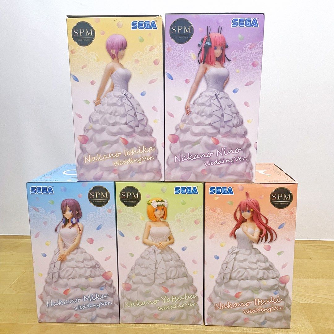 Set of SPM JAIA Quintessential Quintuplets Wedding Version, Hobbies ...