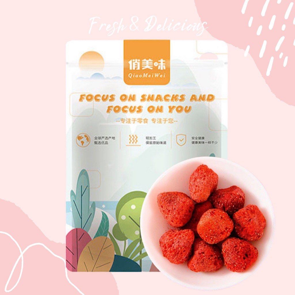 [SG Ready Stock] Premium Quality Jumbo Packet Freeze-Dried Strawberry ...