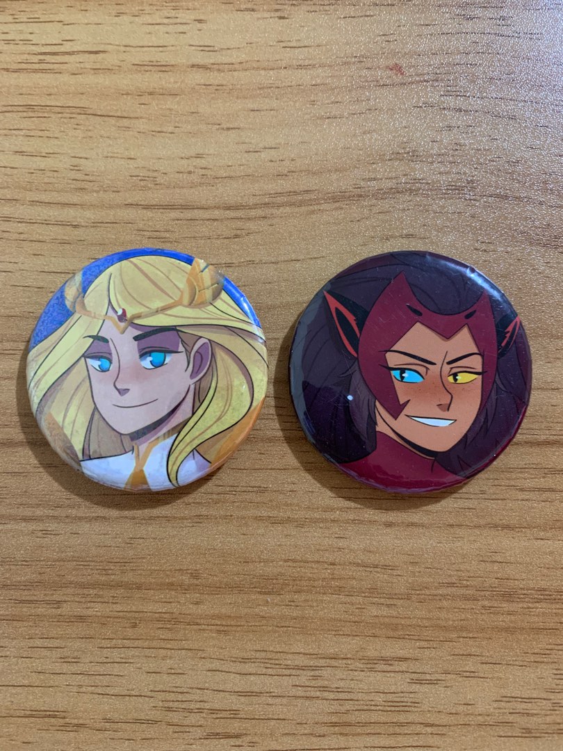 She-Ra and Catra Button Pins - She-ra and the princesses of power merch ...