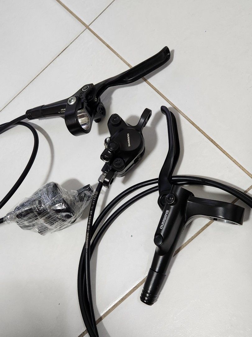 Shimano MT201 hydraulic brakeset - brake caliper and lever, Sports ...
