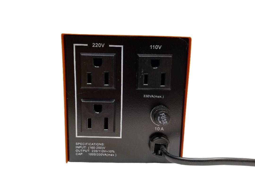 SHIVTECH AVR SVR-1000, IC CONTROLLED with SURGE SUPRESSOR, 1000W 110V ...