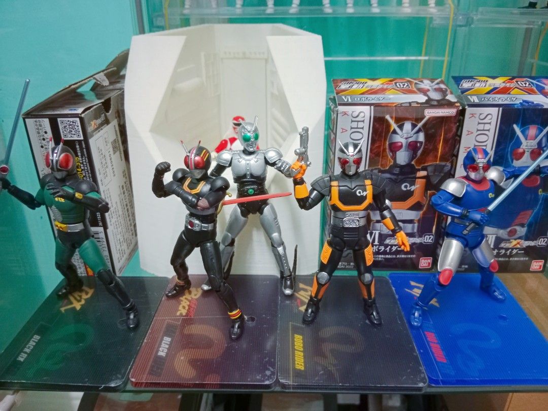 Shodo xx 5 kamen rider set + 4 stand costum, Hobbies & Toys, Toys ...