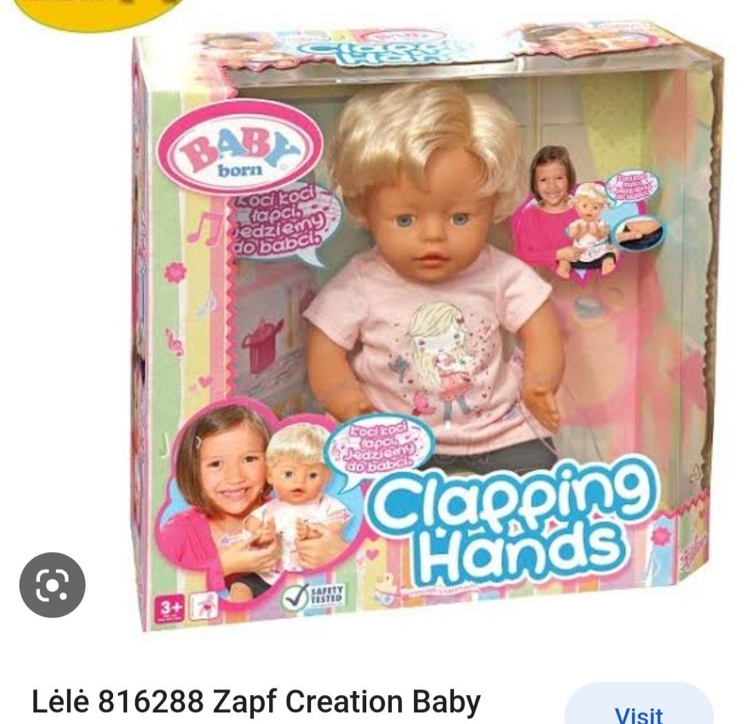 SINGING ZAPF DOLL, Hobbies & Toys, Toys & Games on Carousell