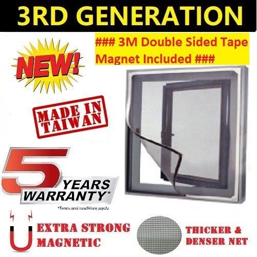 SKL Easy DIY Magnetic Mosquito Net / Jaring untuk tingkap halang nyamuk ...