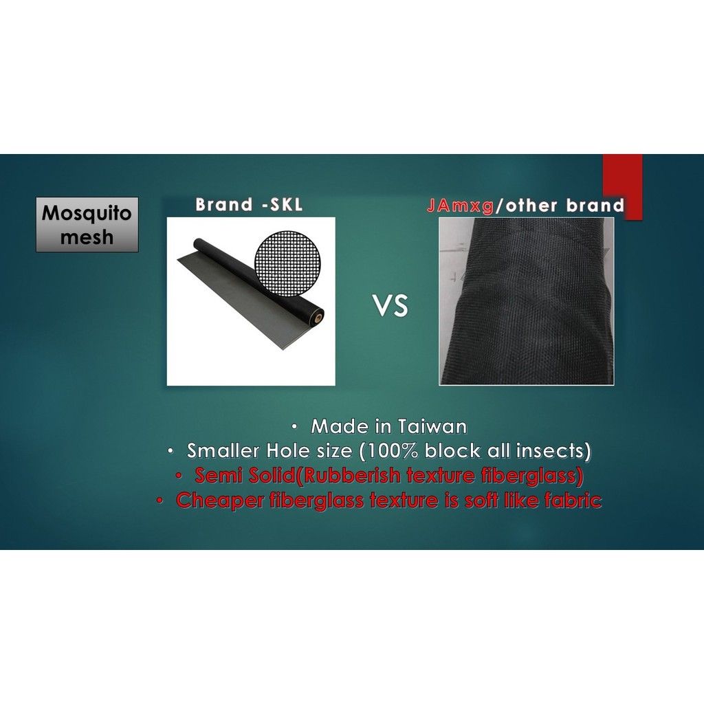 SKL Easy DIY Magnetic Mosquito Net / Jaring untuk tingkap halang nyamuk ...