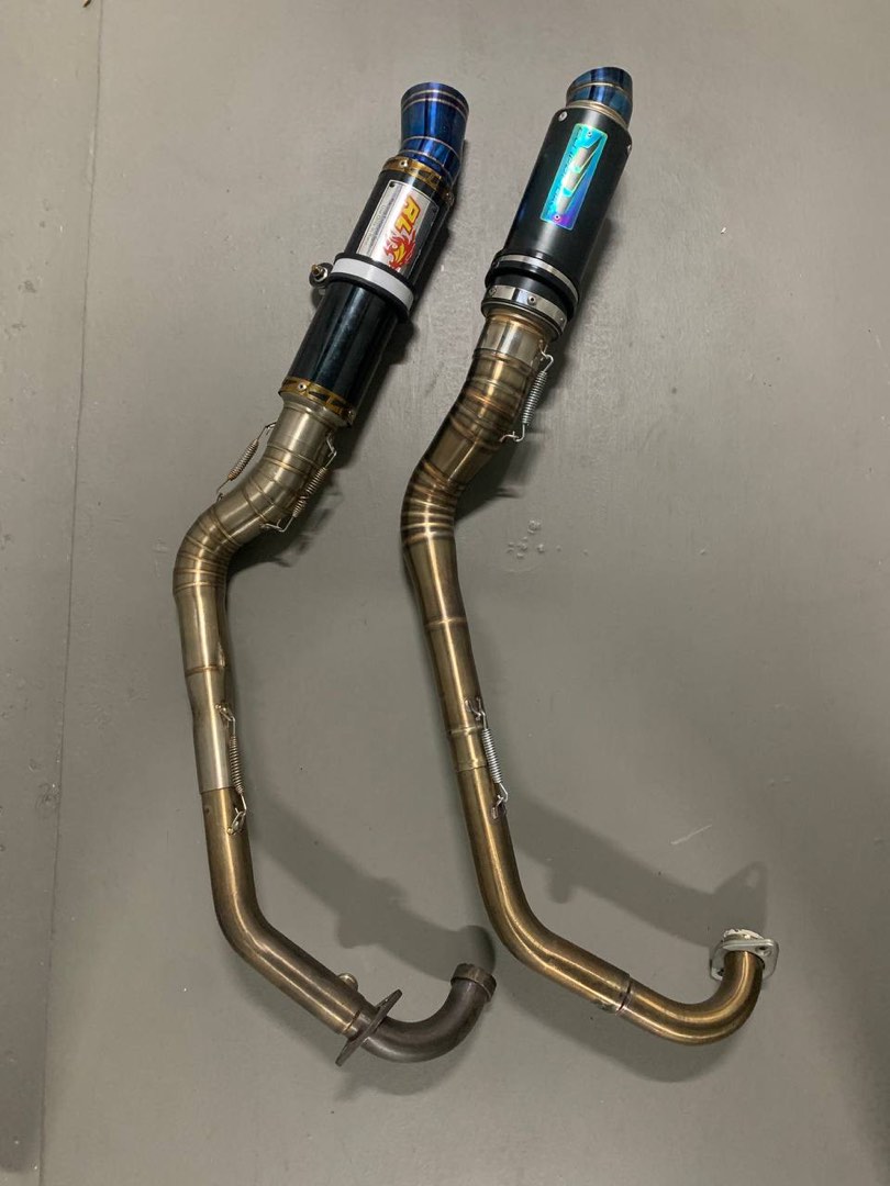 sniper // y15zr cj ipoh open pipe, Motorcycles, Motorcycle Accessories ...