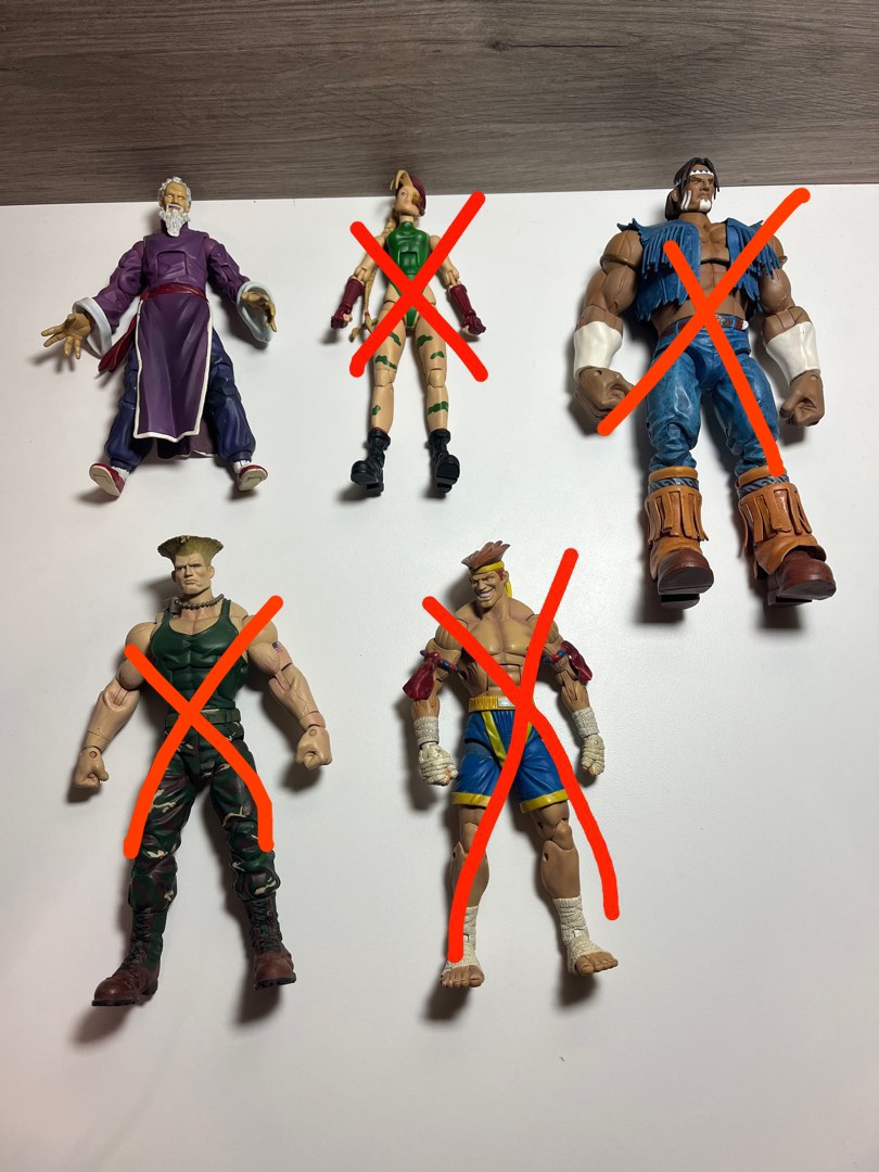 SOTA Street Fighter Chun Li Guile T Hawk Cammy Gen , Hobbies & Toys ...