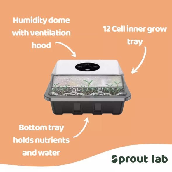 Sprout Lab Seedling Seed Starter Tray, Furniture & Home Living, Gardening, Gardening Tools ...