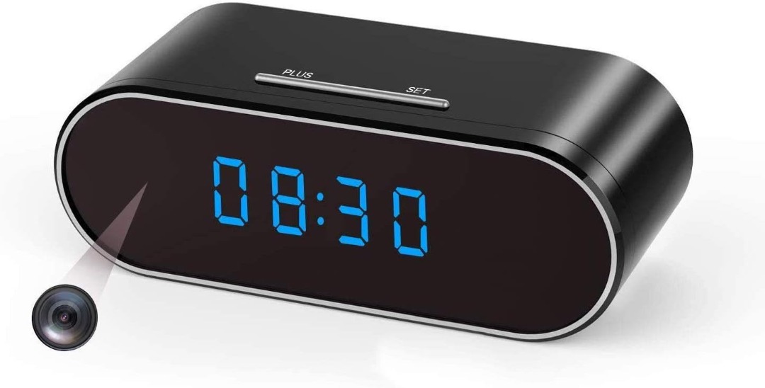 Spy Camera Clock, WiFi Hidden Secret Cameras Indoor, 1080P Nanny Cam ...