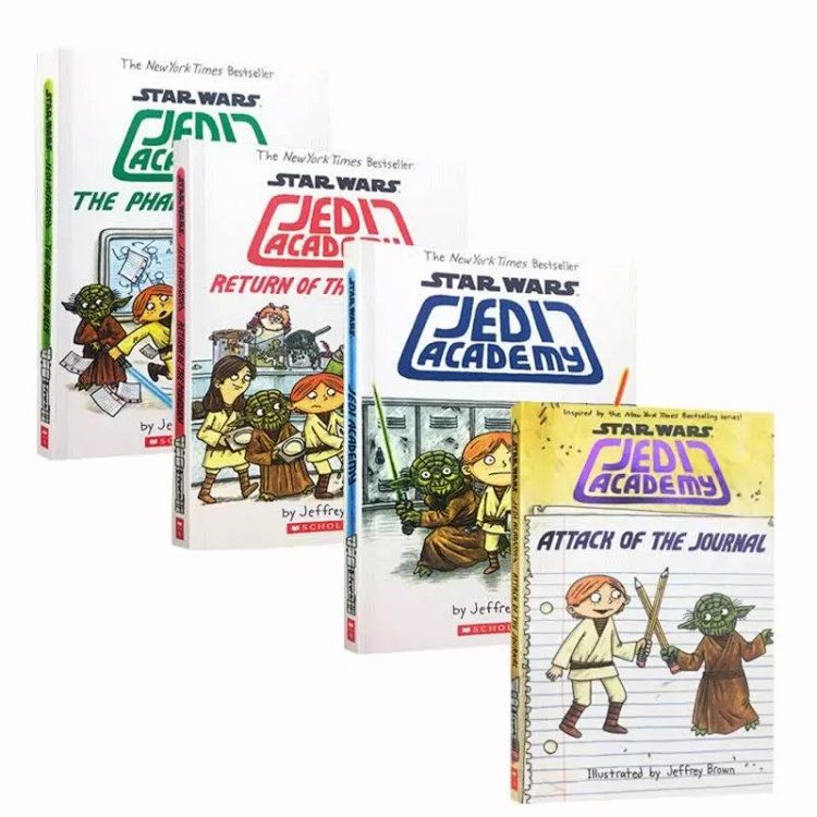 Star Wars Jedi Academy Trilogy Box set 4 book Collection, 興趣及遊戲, 書本 ...