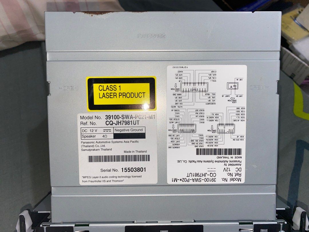 Stock CRV 2010 Headunit + AVT IME-6300T Touchscreen Headunit, Car Parts ...