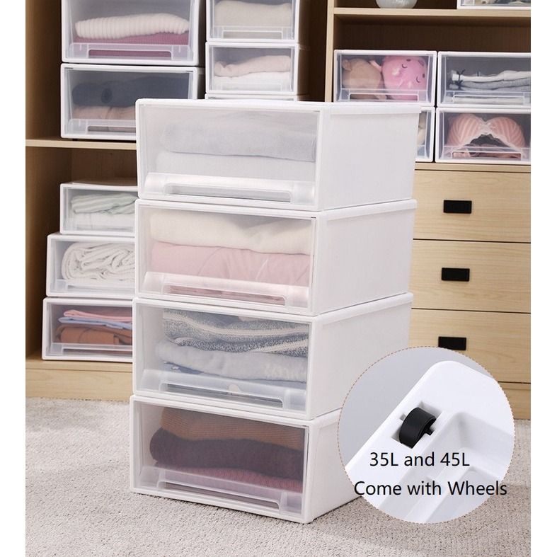 Storage Drawers Box Storage Boxes - Home Organizer Drawer Plastic ...