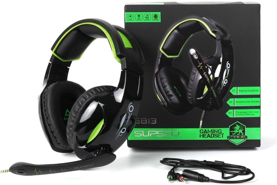 [SUPSOO G813 New Xbox one Gaming Headset ]3.5mm Stereo Wired Over Ear ...