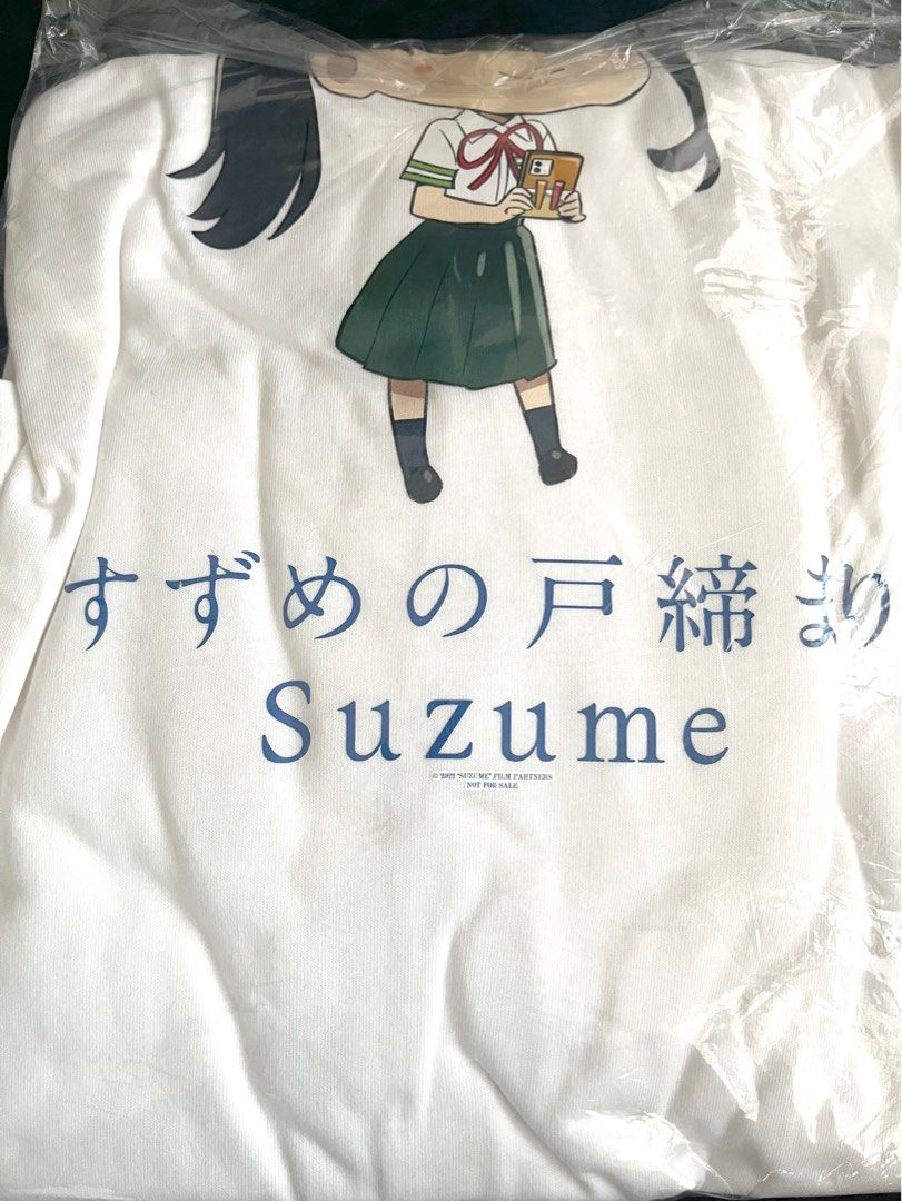 Suzume T-Shirt (L size), Hobbies & Toys, Collectibles & Memorabilia ...