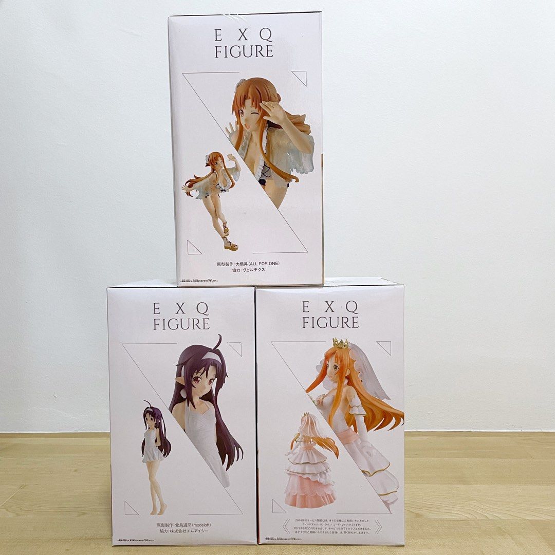 Sword Art Online Asuna or Yuuki JAIA EXQ SEGA figures, Hobbies & Toys ...