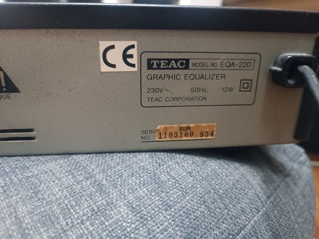 TEAC graphic Equalizer eqa 220, Audio, Soundbars, Speakers & Amplifiers ...