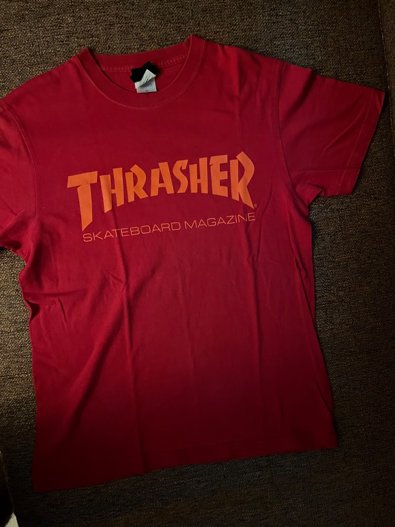 Thrasher Medium, Men's Fashion, Tops & Sets, Tshirts & Polo Shirts on Carousell