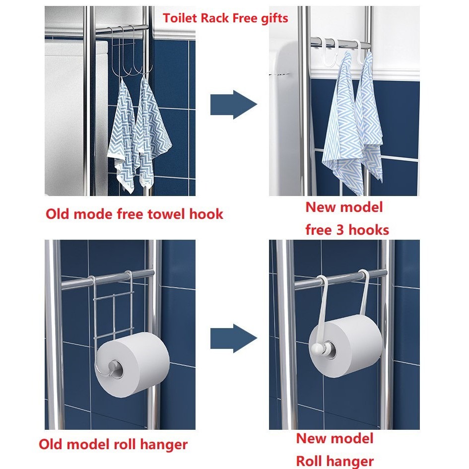 Toilet Rack Washing Machine Rack, Furniture & Home Living, Furniture ...