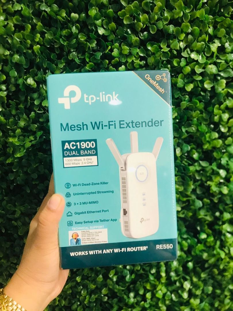 TP-Link RE550 AC1900 Dual Band Mesh MU-MIMO Wi-Fi Extender, Computers ...