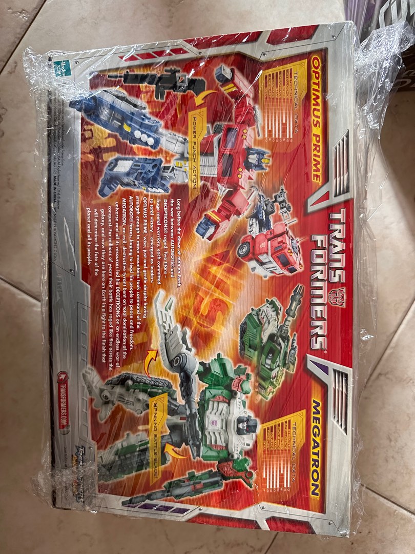 Transformers Hasbro Optimus & Megatron set, Hobbies & Toys, Toys ...