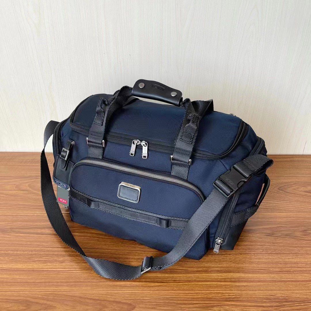Tumi Alpha Bravo Duffle Bag-Blue, Men's Fashion, Bags, Briefcases on ...