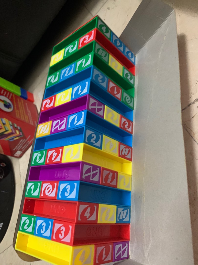 Uno stacko, Hobbies & Toys, Toys & Games on Carousell