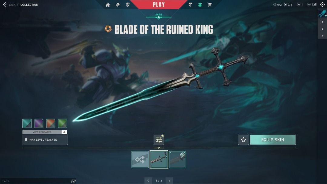 VALORANT | GOLD ACC | Blade of Ruined King + Prime Phantom + ION ...