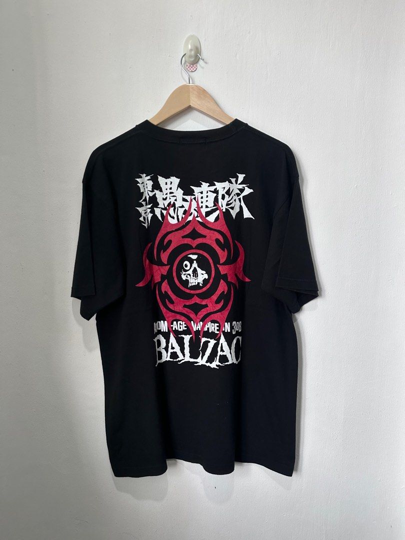 Vintage Balzac Punk Band Japan, Men's Fashion, Tops & Sets, Tshirts ...