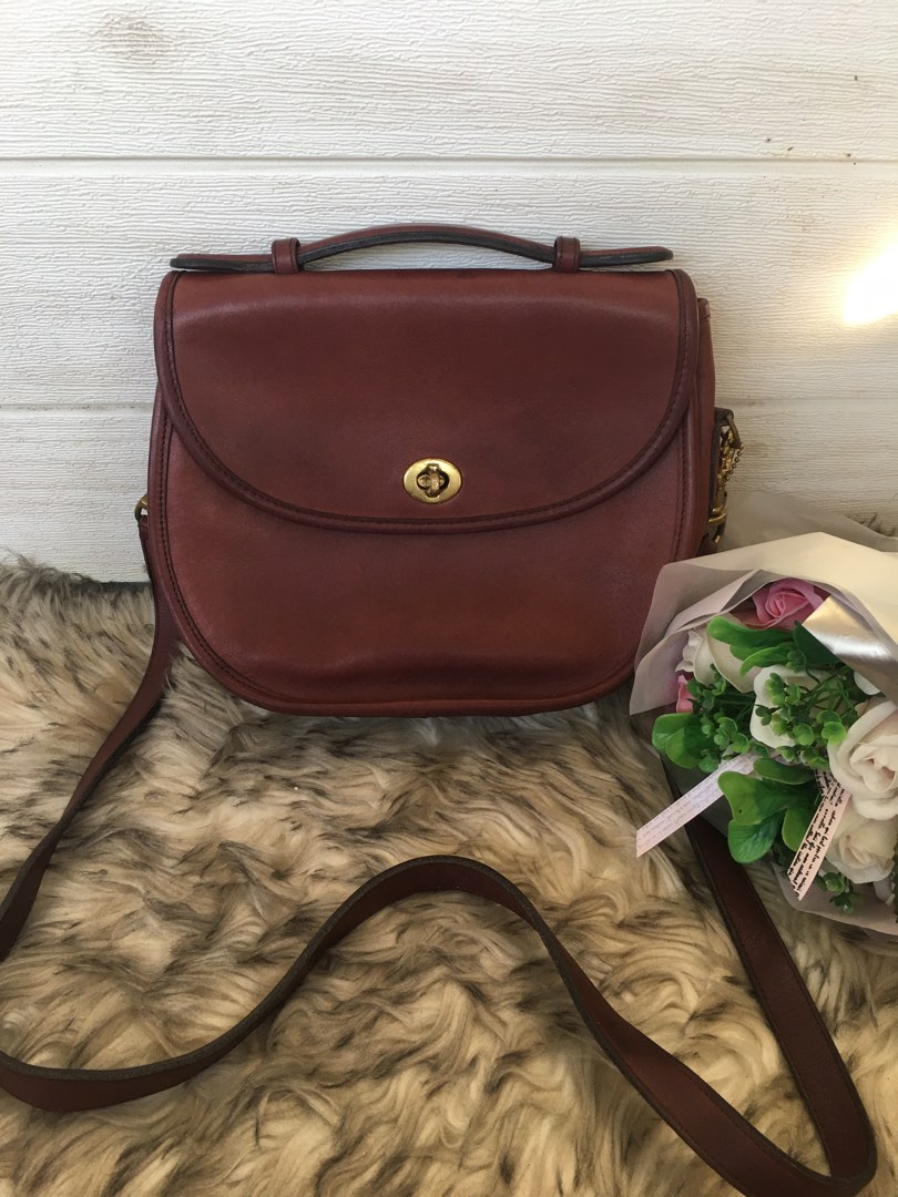 Vintage COACH 2 way, Luxury, Bags & Wallets on Carousell