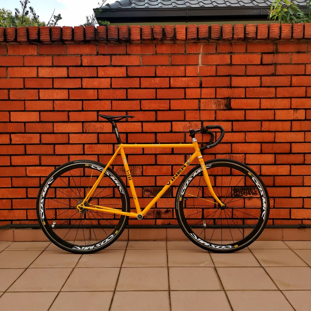 vintage steel bike frame VINER, Sports Equipment, Bicycles & Parts ...