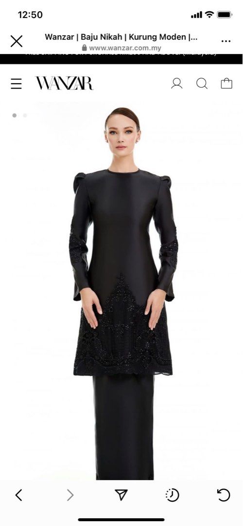 Wanzar baju kurong. Brand new. 2023 Raya collection, Women's Fashion ...