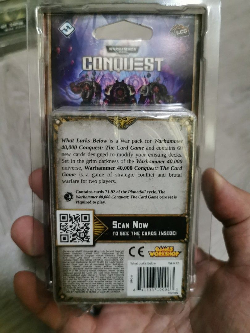 warhammer conquest card game what lurks below, Hobbies & Toys, Toys ...