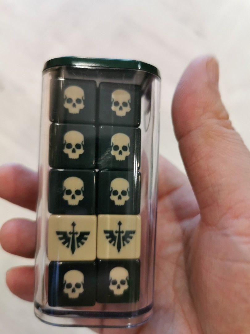 warhammer dark Angel dice set, Hobbies & Toys, Toys & Games on Carousell