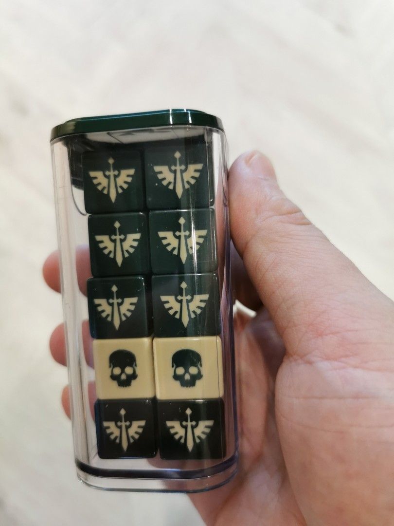 warhammer dark Angel dice set, Hobbies & Toys, Toys & Games on Carousell