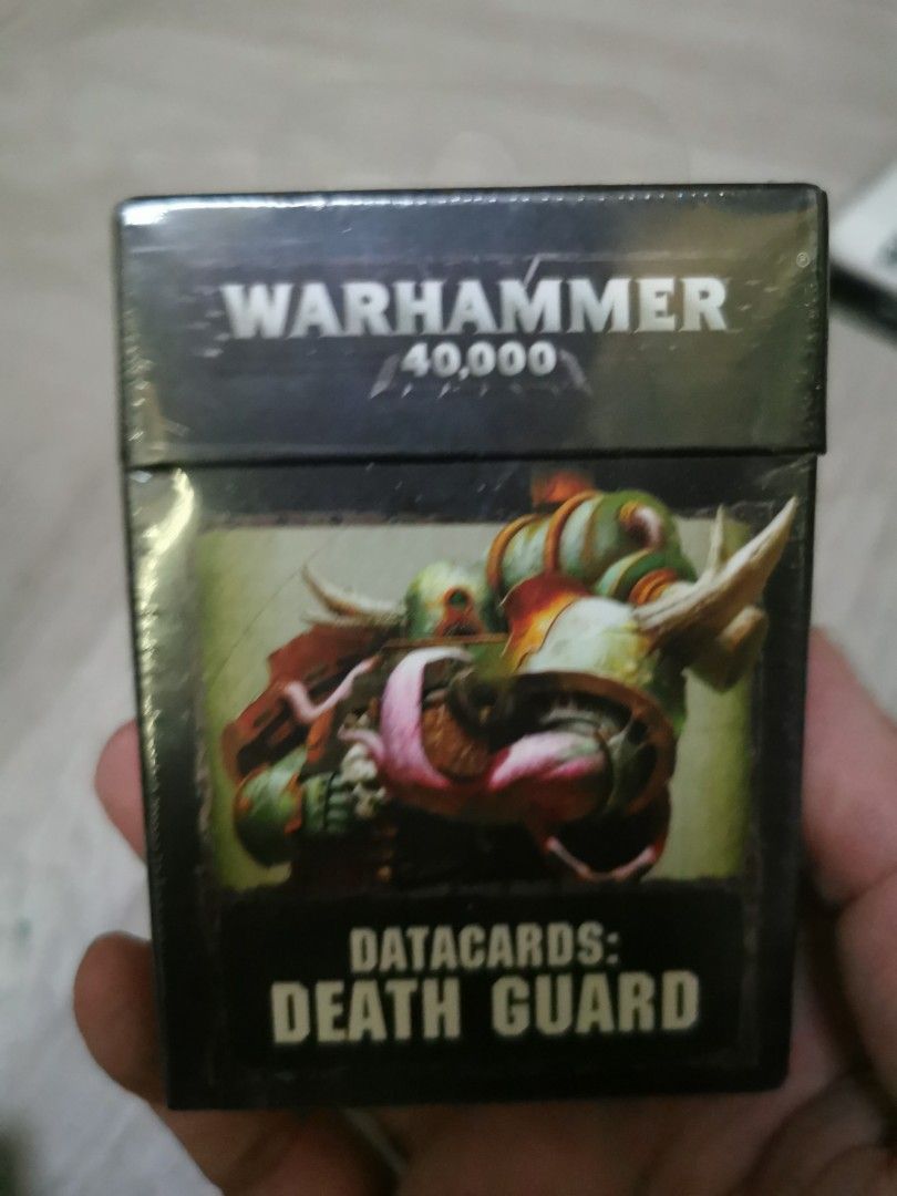 warhammer death guard data cards, Hobbies & Toys, Toys & Games on Carousell