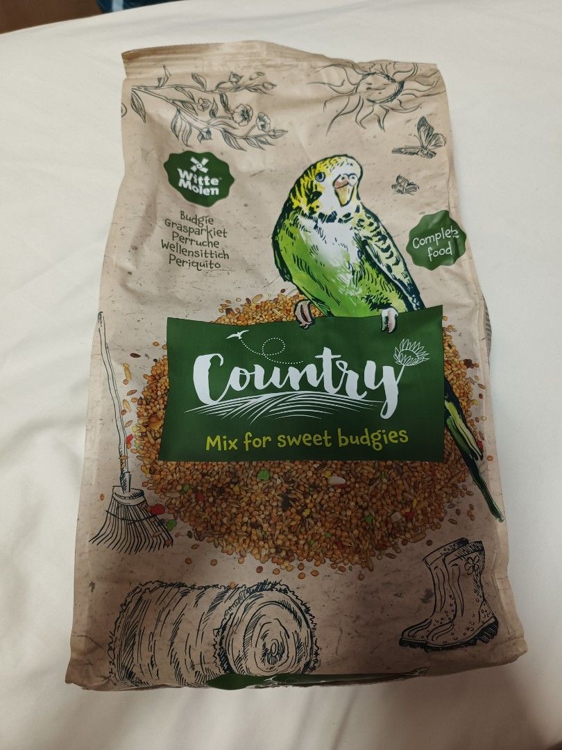 Witte Molen country budgie 2.5kg (parakeet bird seeds), Pet Supplies ...