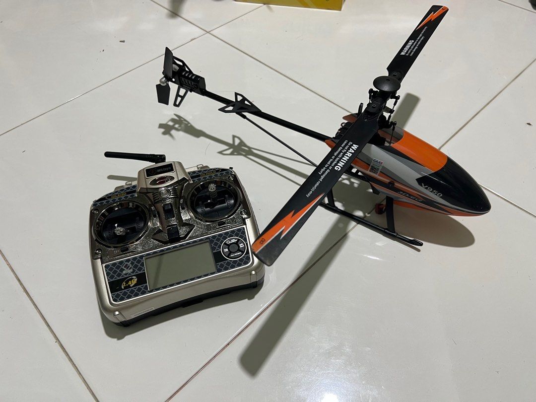 WLtoys V950 Helicopter 2.4G 6CH 3D 6G System Brushless Motor Flybarless ...