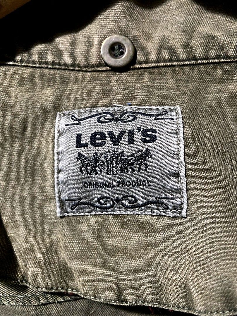 Women's Levis Military Inspired Field Army Parka Jacket on Carousell