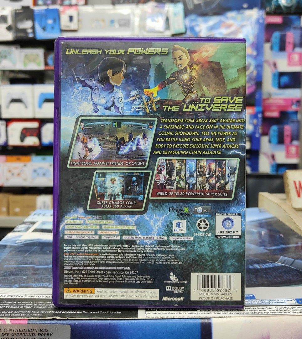 Xbox 360 Kinect Power Up Heroes, Video Gaming, Video Games, Xbox on ...