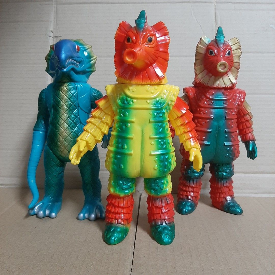 Yamanaya Alien Mysteler Seijin Ultraman Leo Alien Bose Kaiju Sofubi ...