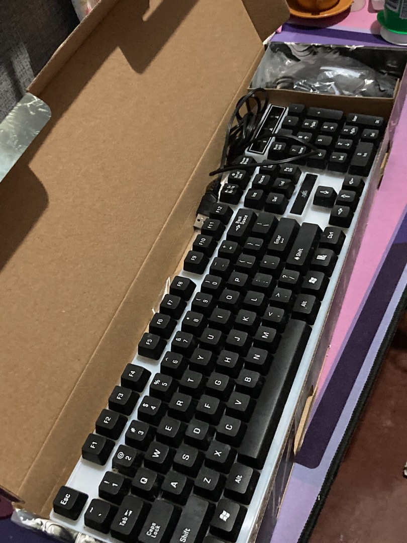 Zeus Keyboard and Mouse (RGB Wired), Computers & Tech, Parts ...