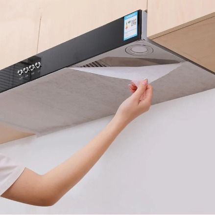 12pcs Kitchen Oil Filter Paper Absorbing Paper Anti Oil Cotton Filters ...